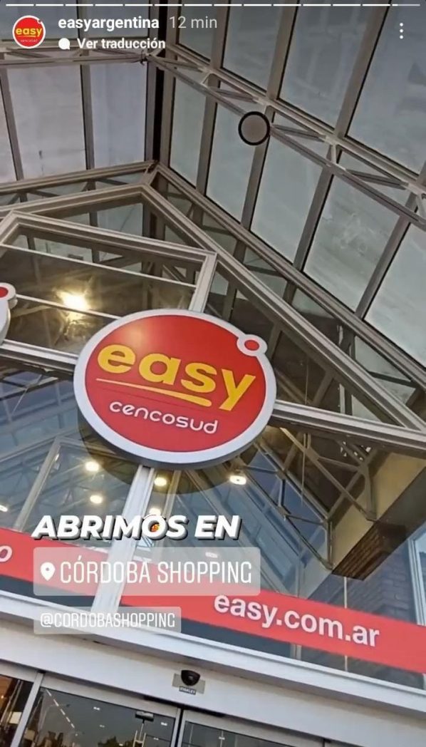 Cencosud inauguro una nueva tienda Easy en Latinoamérica