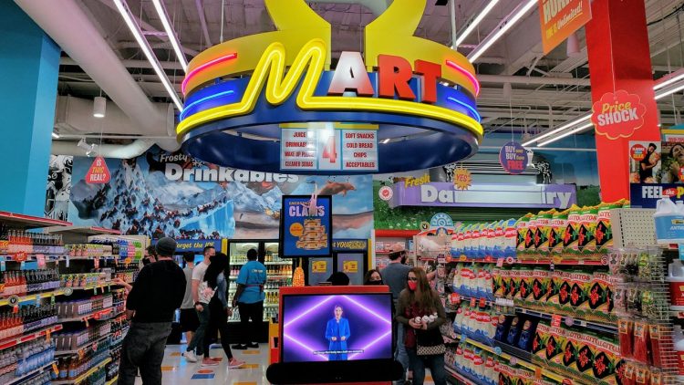 Omega Mart: el supermercado más surrealista e interactivo del mundo