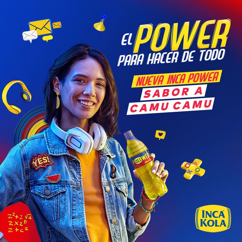 Inca Kola anuncia el lanzamiento de Inca Power con sabor a Camu Camu