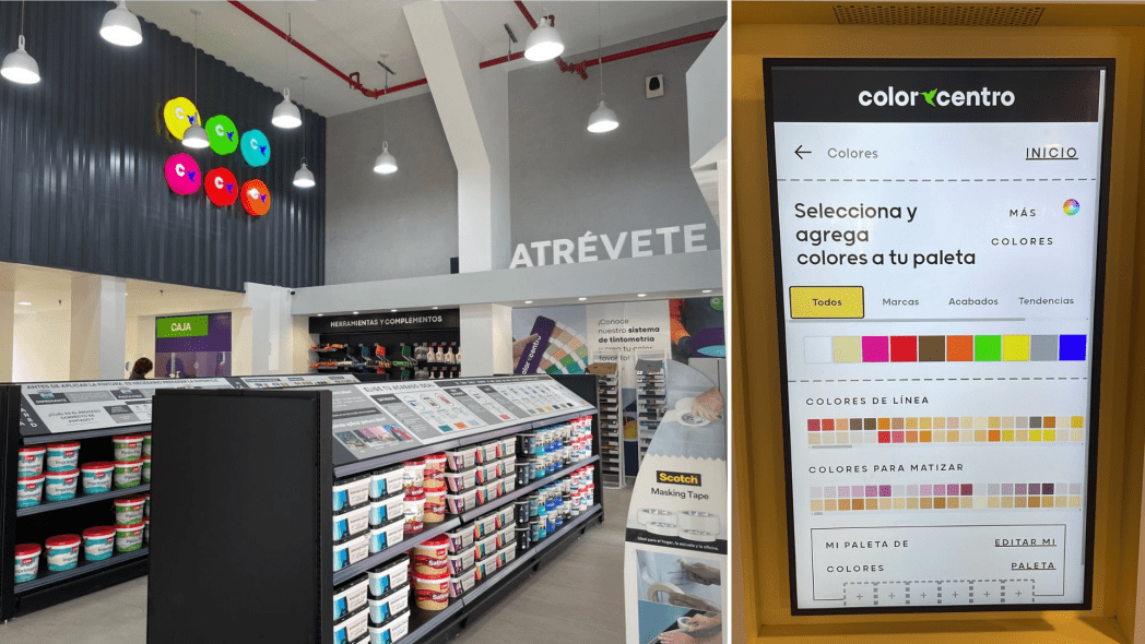Color Centro renueva su tienda principal con pantallas interactivas y ...