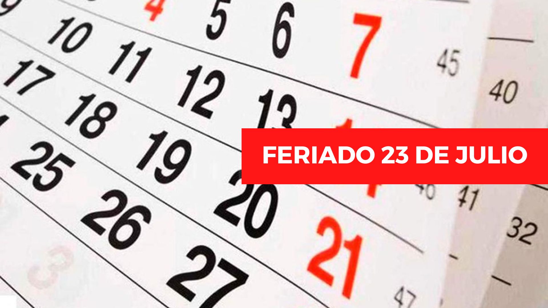 Feriado del 23 de julio: ¿Cuánto me deben pagar si trabajo ese día?