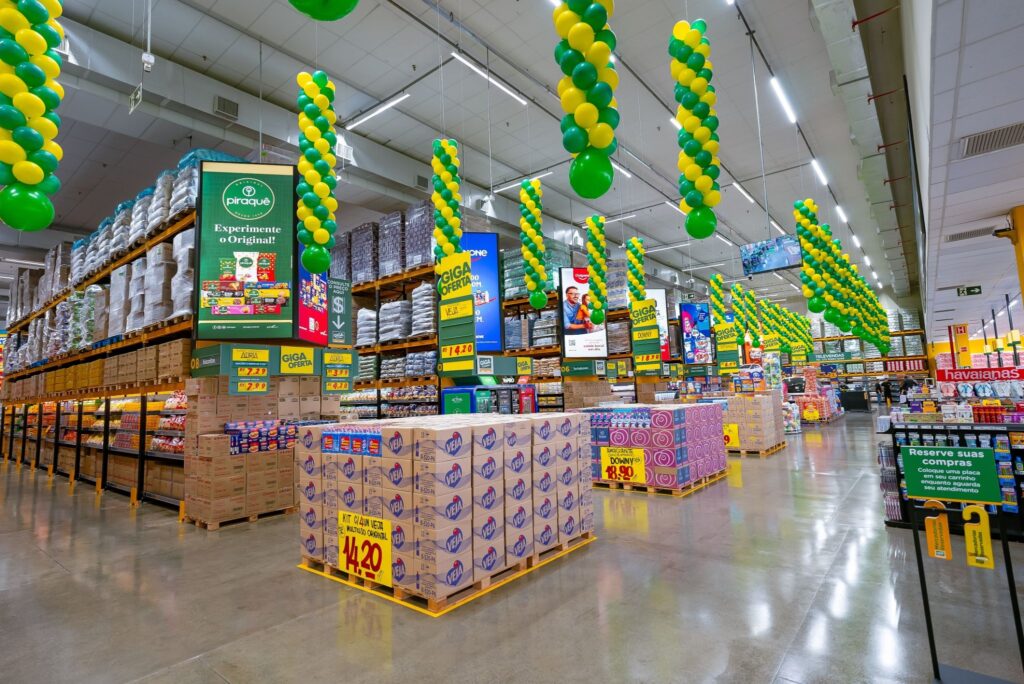 Cencosud reanuda expansión de su supermercado Giga Atacado en Brasil con una nueva apertura