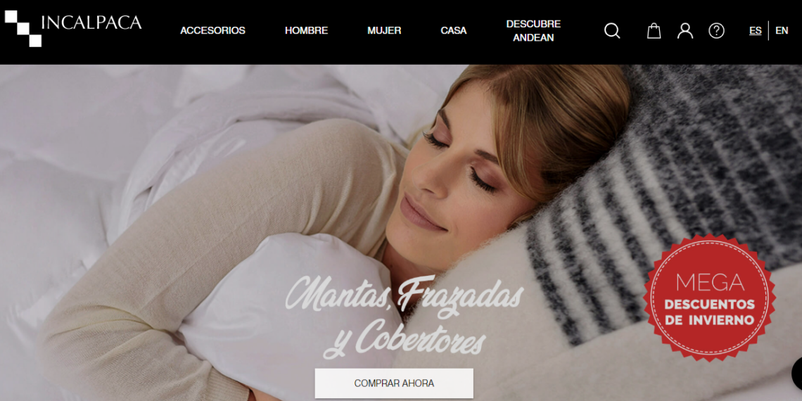 Perú: Incalpaca ingresa al ecommerce y lanza su nueva tienda online