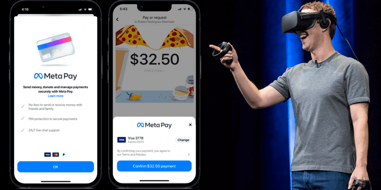 Mark Zuckerberg lanza Meta Pay, la billetera digital para el metaverso