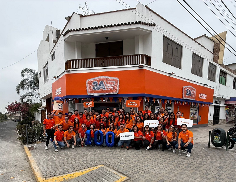 Tiendas 3A, del Grupo AJE, alcanza un hito al inaugurar su local número ...