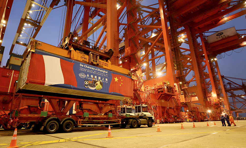 Megapuerto de Chancay: Ruta a Shanghái mueve más de 20.000 toneladas en ...