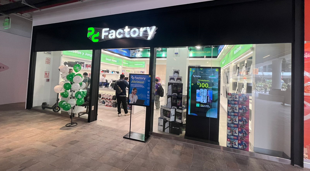 PC Factory inaugura su quinta tienda en destacado centro comercial de Lima