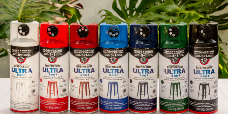 Rust Oleum innova con la primera pintura en spray de válvula intercambiable