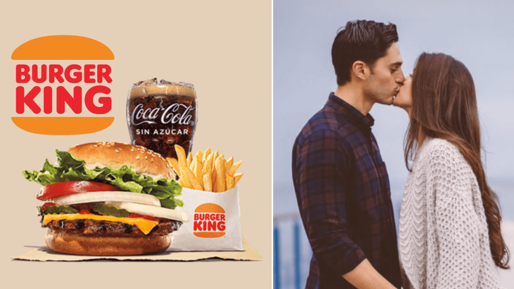 ¿Besarías por una hamburguesa? Así es la nueva promoción de Burger King ...