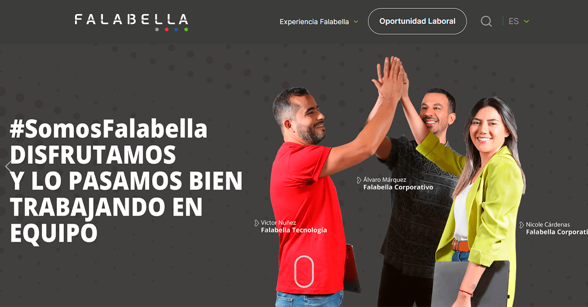 Falabella lanza página web que agrupa todas sus ofertas laborales en el ...