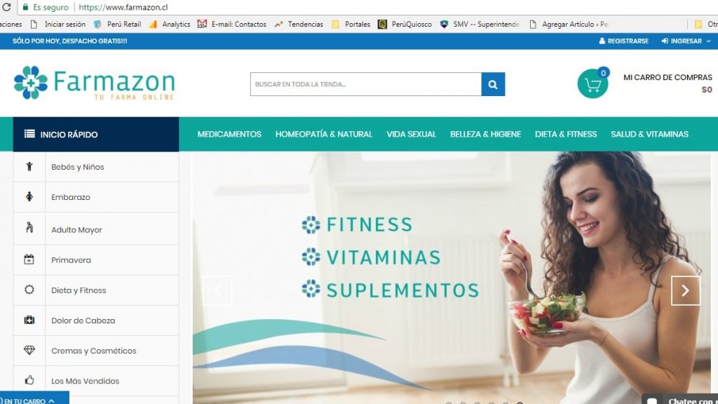 Lanzan 'Farmazon', la primera farmacia online en Chile
