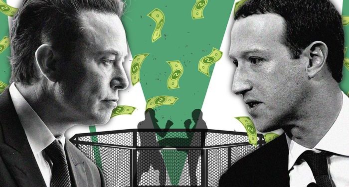 La batalla multimillonaria entre Musk y Zuckerberg: ¿Qué hay detrás del combate en la jaula?