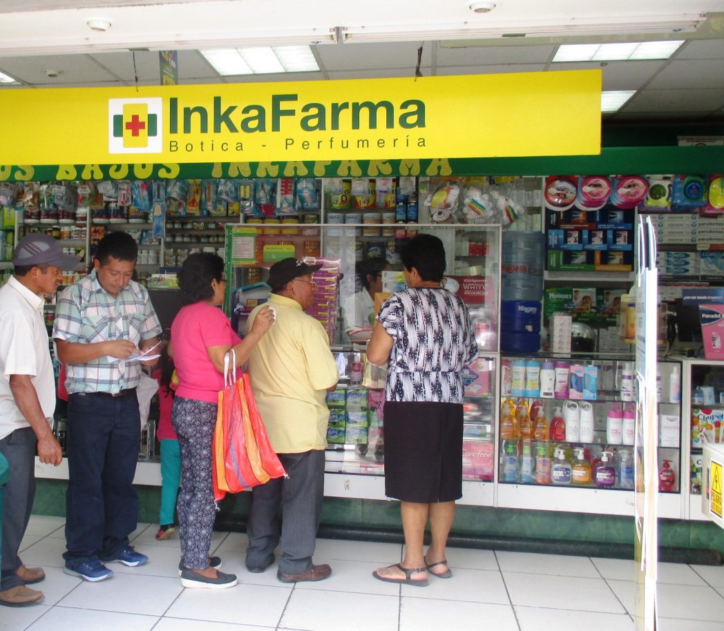Ingresos de Inkafarma crecieron 14.5% durante el primer trimestre del 2016