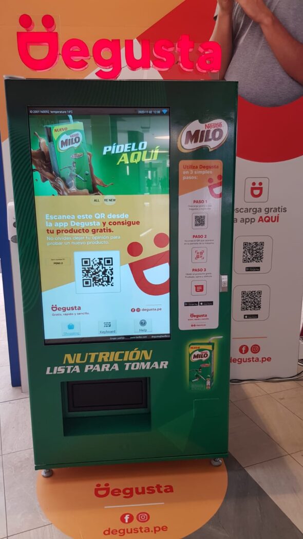 Conozca la primera máquina expendedora de productos gratuitos en Perú