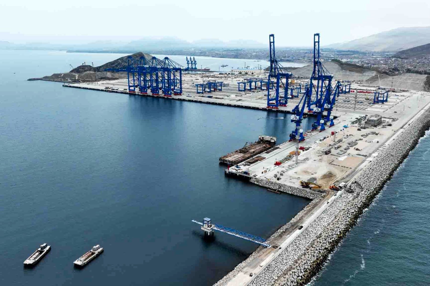 Megapuerto de Chancay: construcción del terminal portuario presenta ...