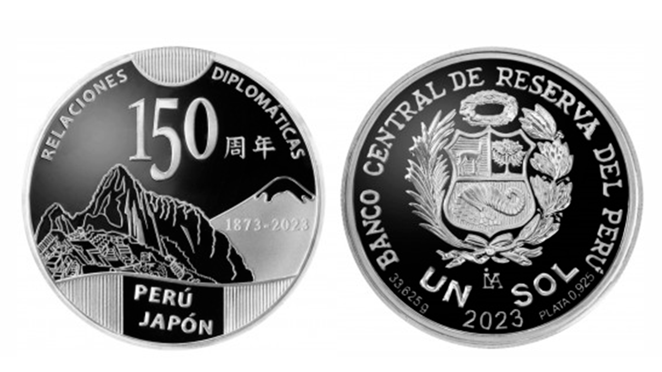 BCR lanza moneda alusiva a los 150 años de relaciones diplomáticas ...
