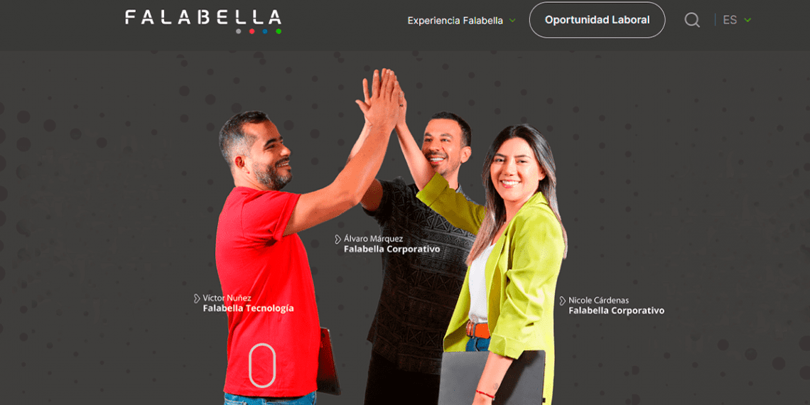 Falabella lanza página web que agrupa todas sus ofertas laborales en el Perú