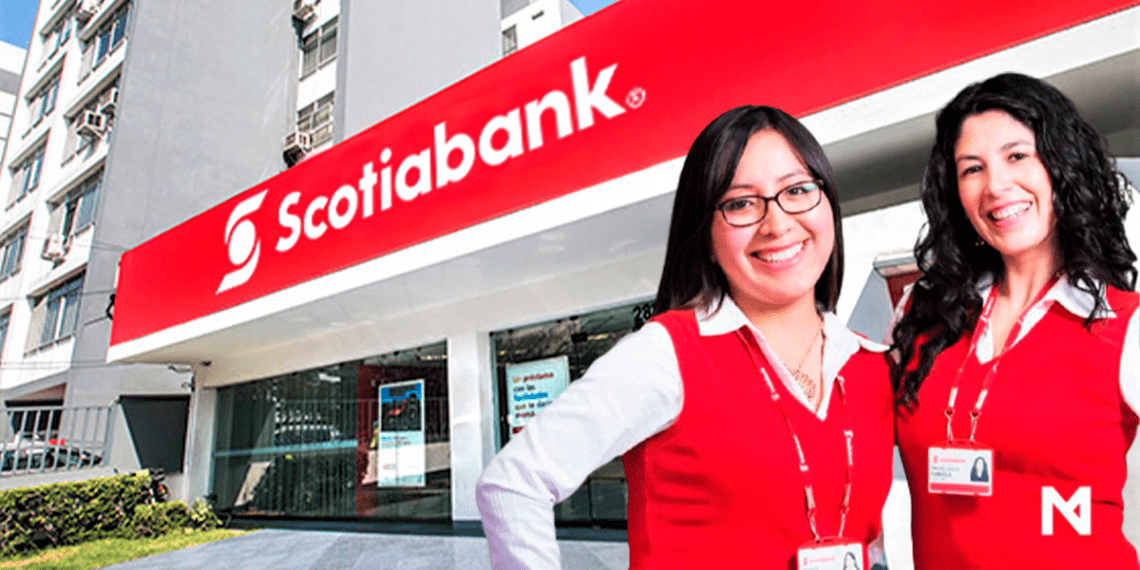 ¿Cuál es el salario mensual de un empleado bancario en Scotiabank?