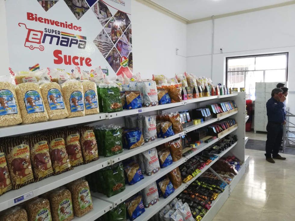 Emapa inauguró nuevo supermercado de precios justos en Bolivia