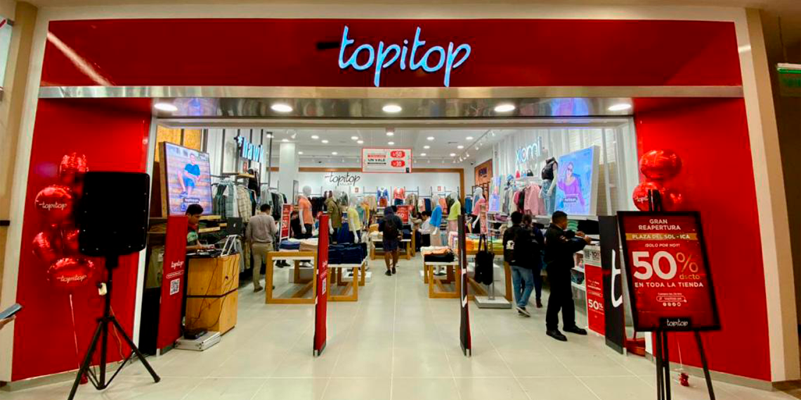 Topitop fortalece su presencia en Perú con la reapertura de una de sus ...